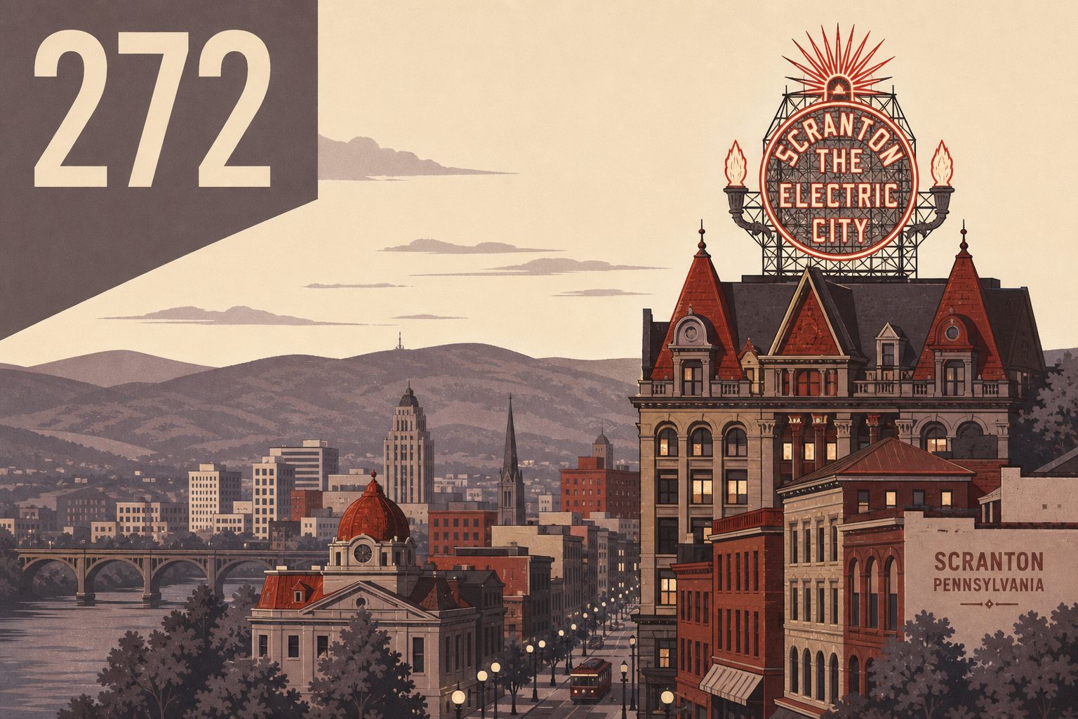 272 Area Code: Scranton, PA — Northeastern Pennsylvania
