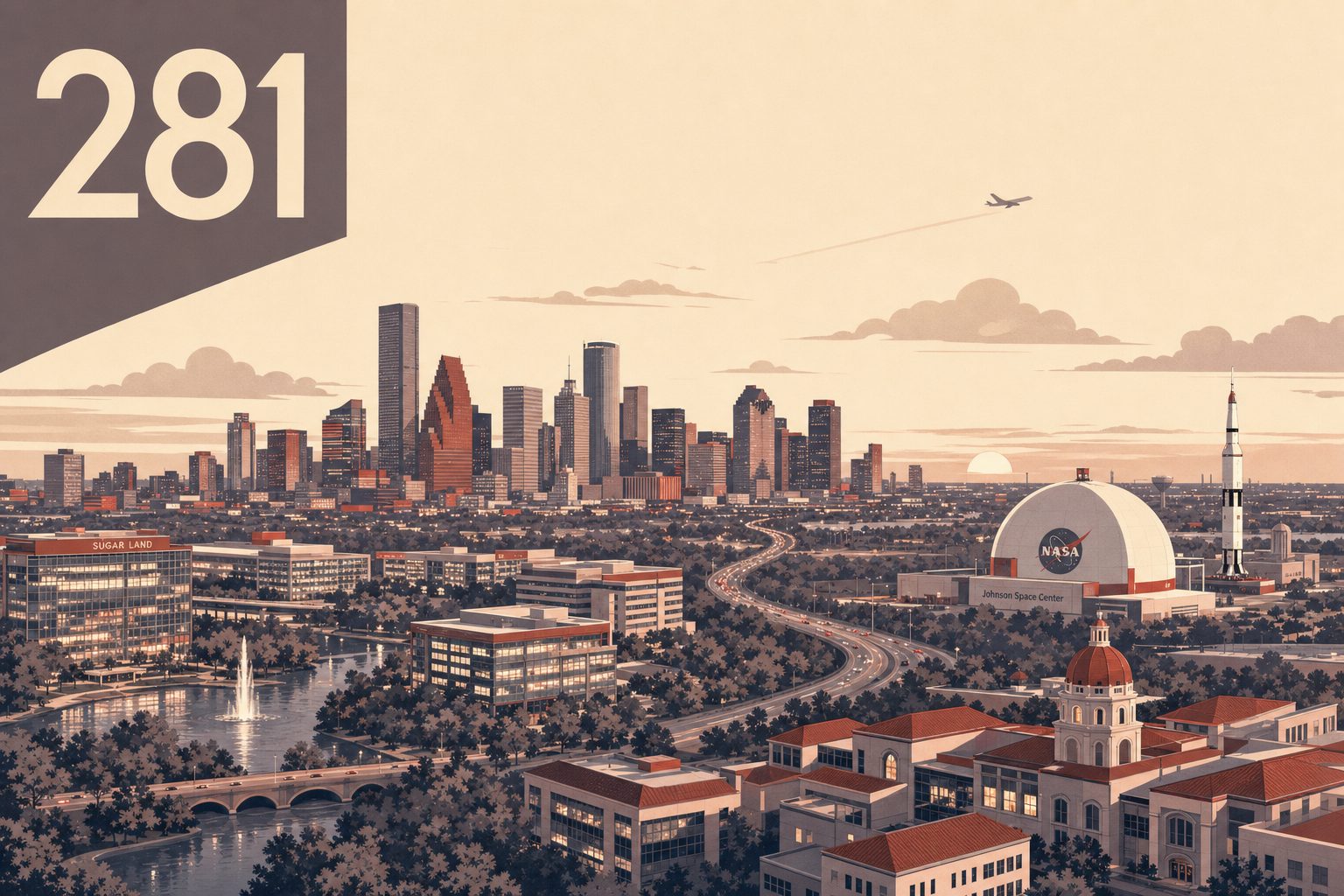 281 Area Code: Houston, TX — Split, Overlays & History